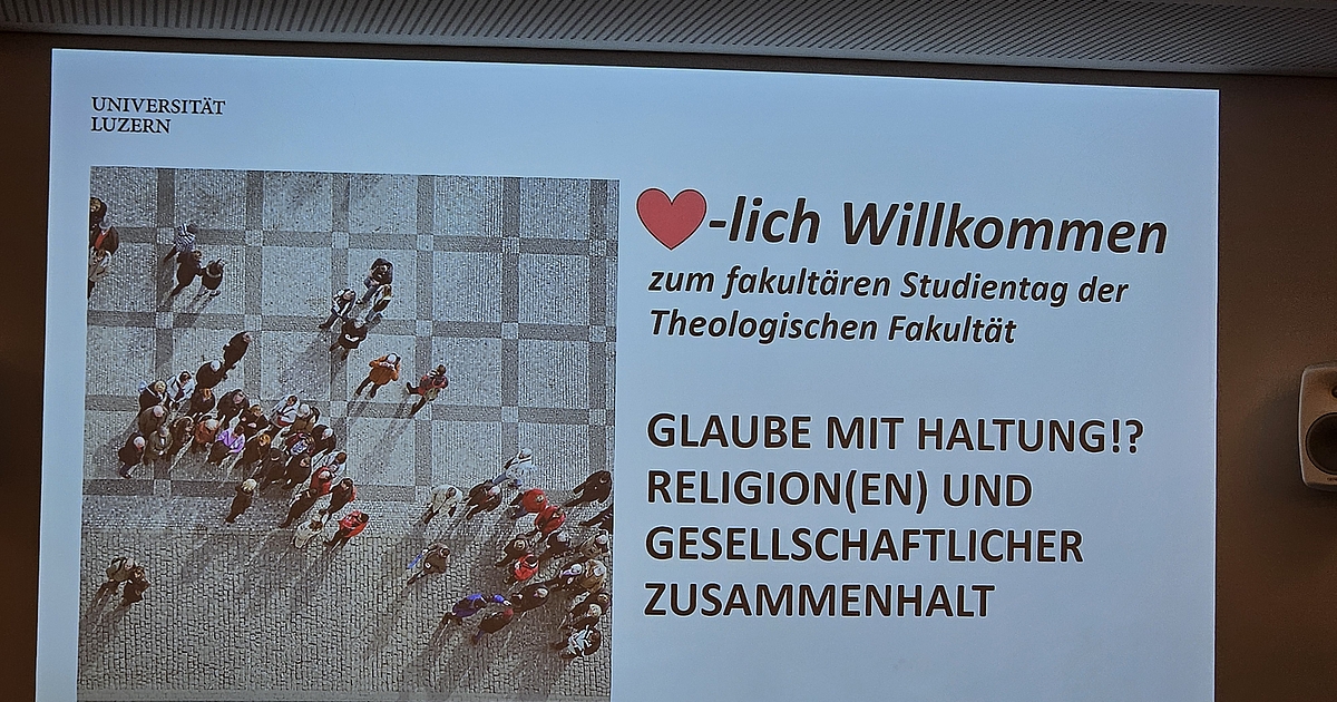 Was Religion heute zur Gesellschaft beiträgt - Universität Luzern