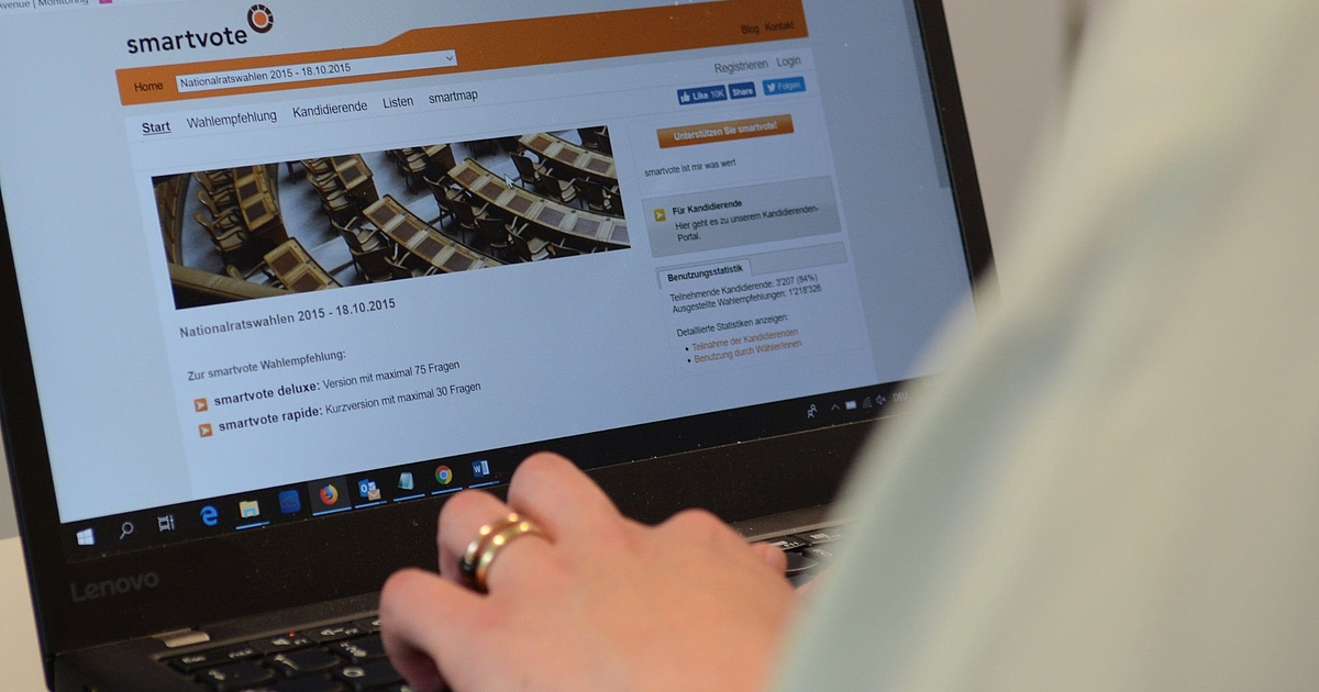 Wahlverhalten: Experiment zeigt Auswirkung von "smartvote" - University of Lucerne